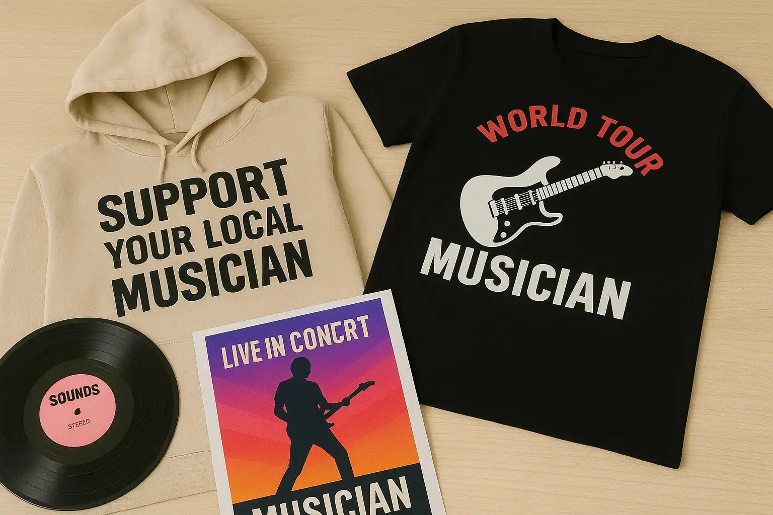 3 Ways DTF Merch Boosts Musician Sales | Picasso Print DTF