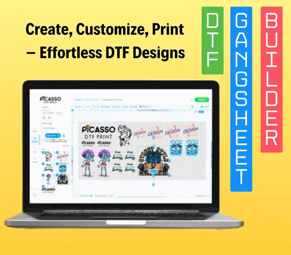 Free DTF Gang Sheet Builder - Create Your Own Gang Sheet – Picasso Print
